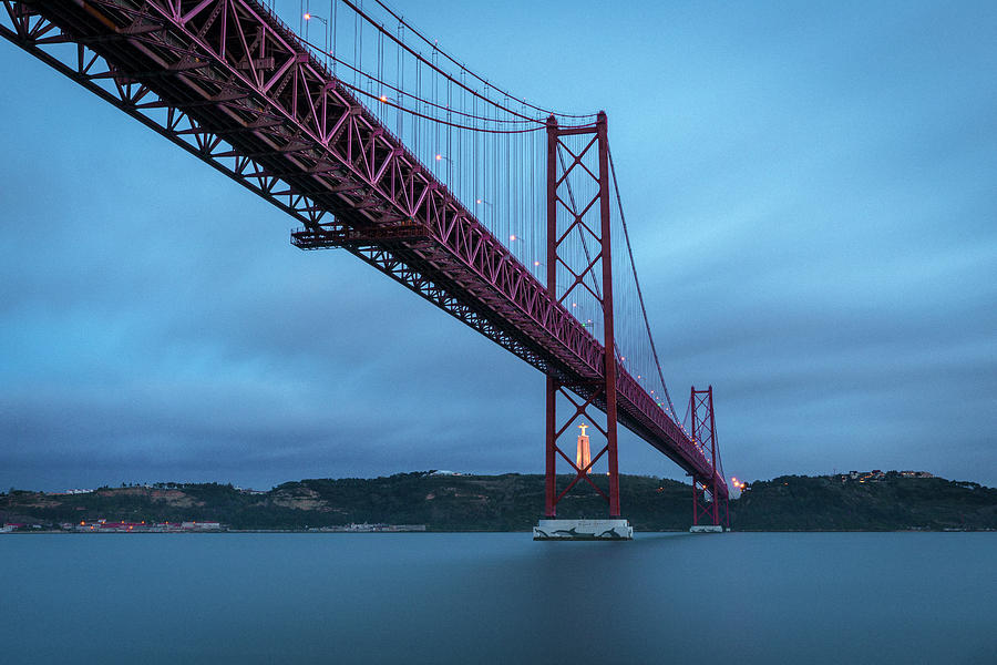 Lisbon Bridge Photograph by Evgeny Vasenev - Fine Art America
