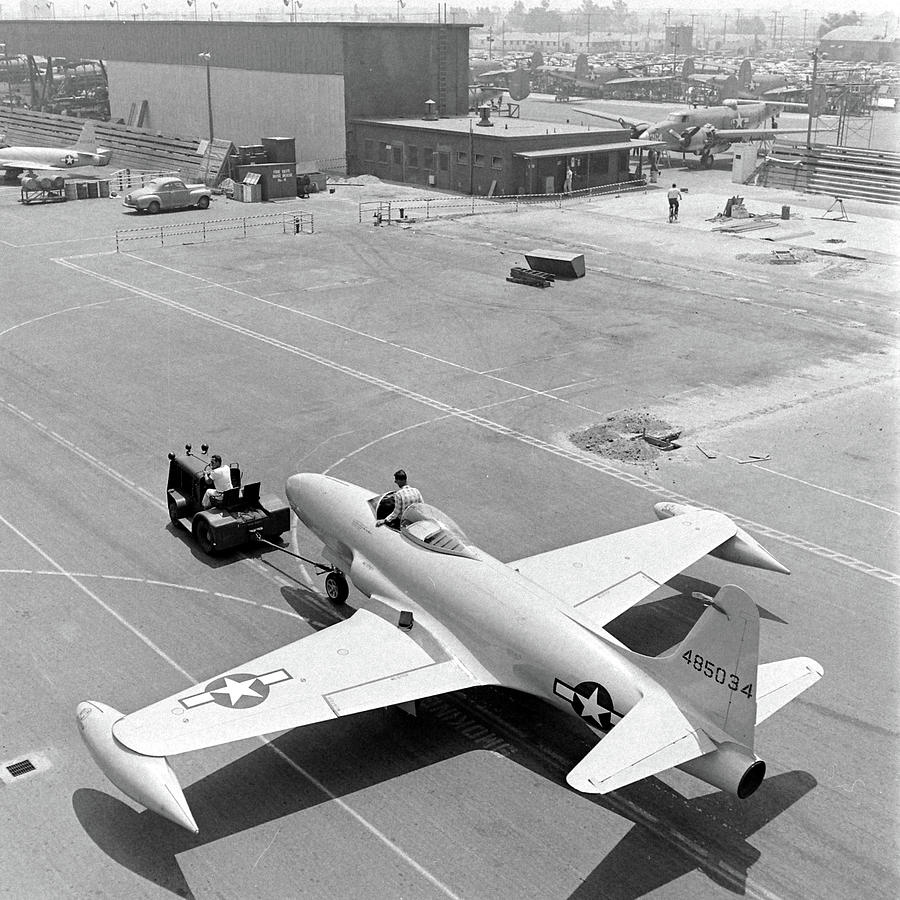 Lockheed P-80 Shooting Star Digital Art by Peter Stackpole - Fine Art ...
