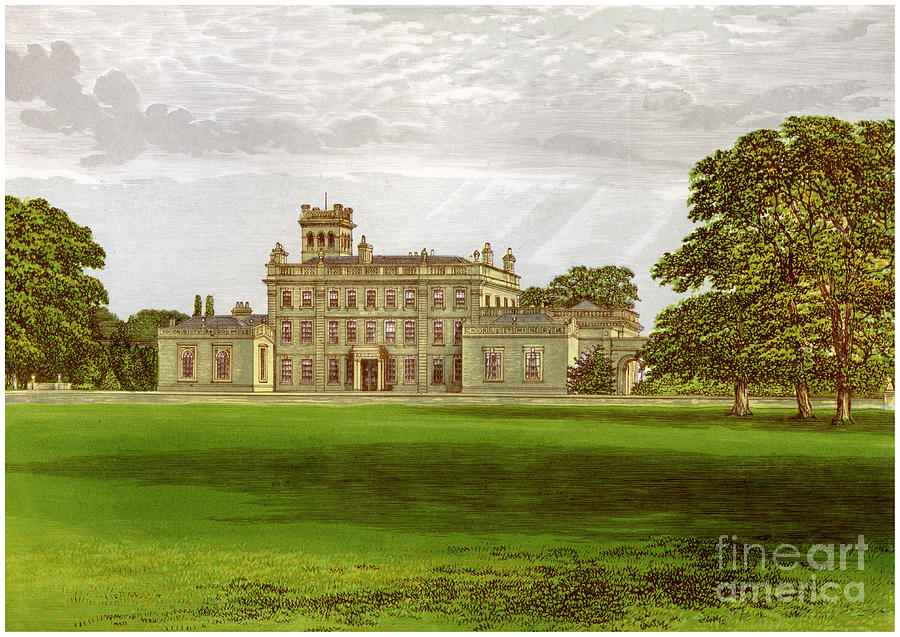 Locko Park, Derbyshire, Home Drawing by Print Collector - Fine Art America