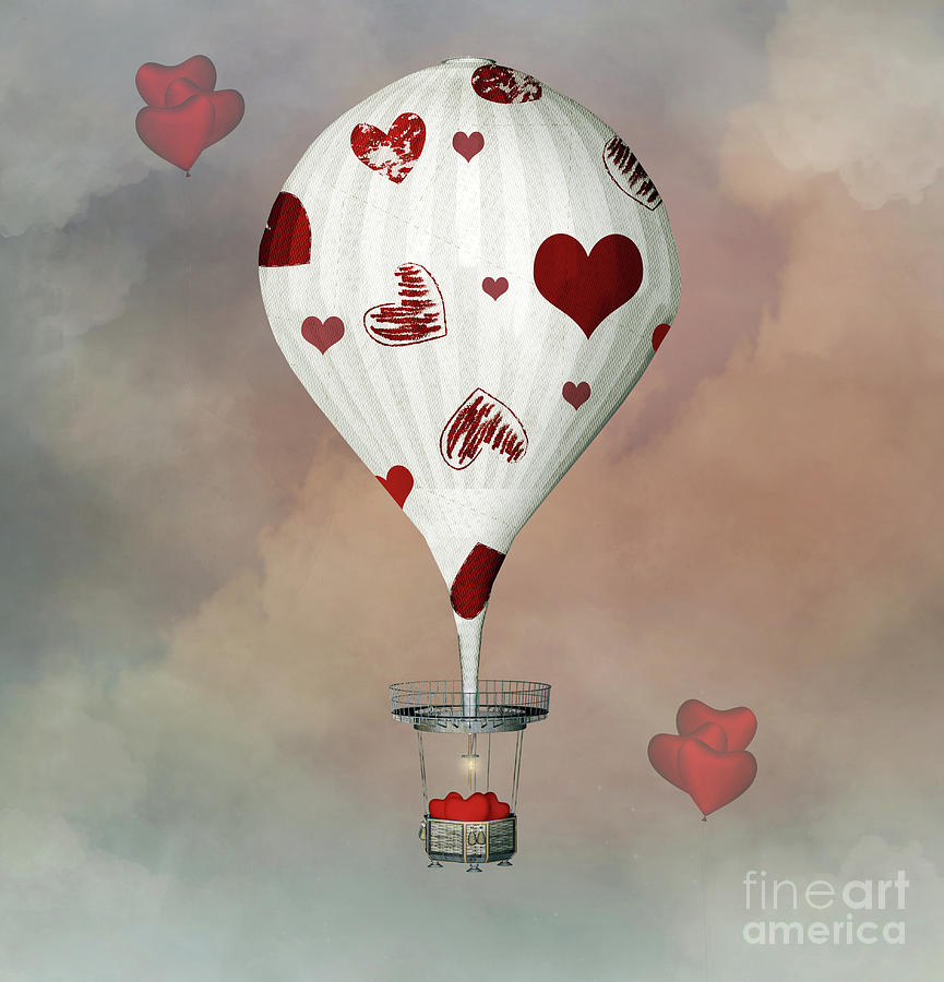 Love is in the air Digital Art by EllerslieArt - Fine Art America