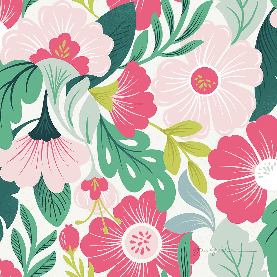 Lush Life Pattern IIia Mixed Media by Gia Graham - Fine Art America