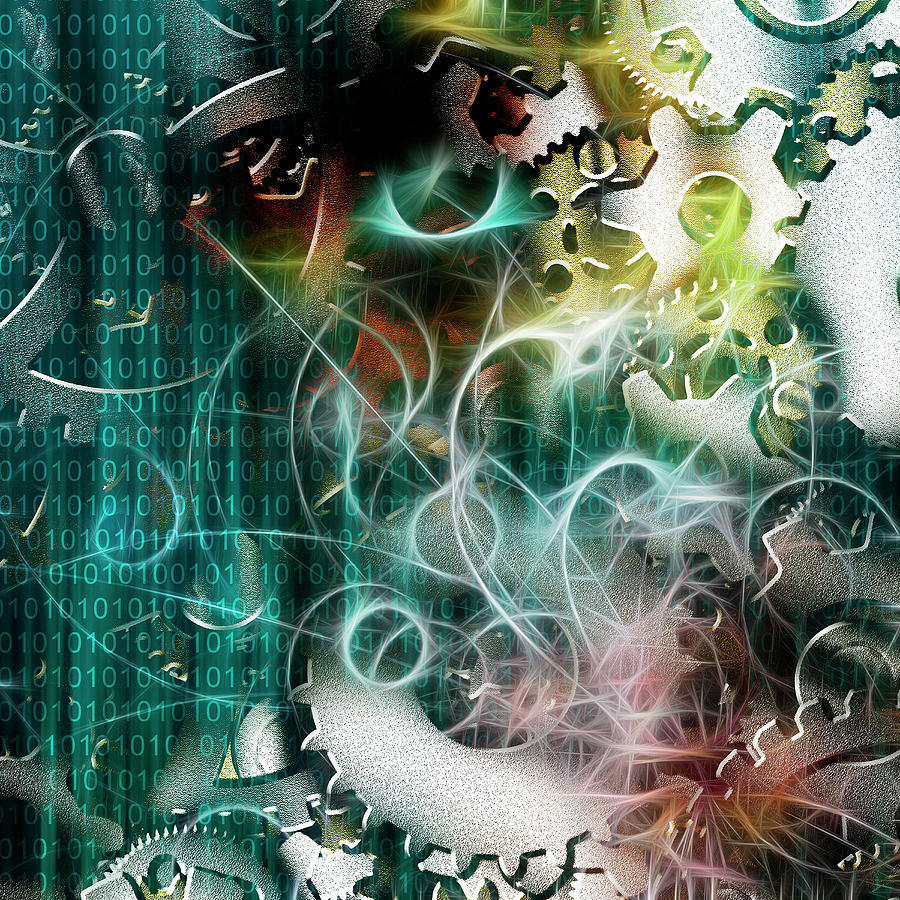 Machine Binary Code And Human Like Photograph by Bruce Rolff | Fine Art ...