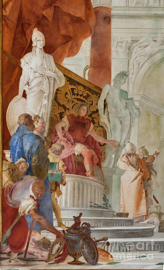 Magnanimity Of Scipio Africanus Painting by Giovanni Battista Tiepolo - Pixels Merch