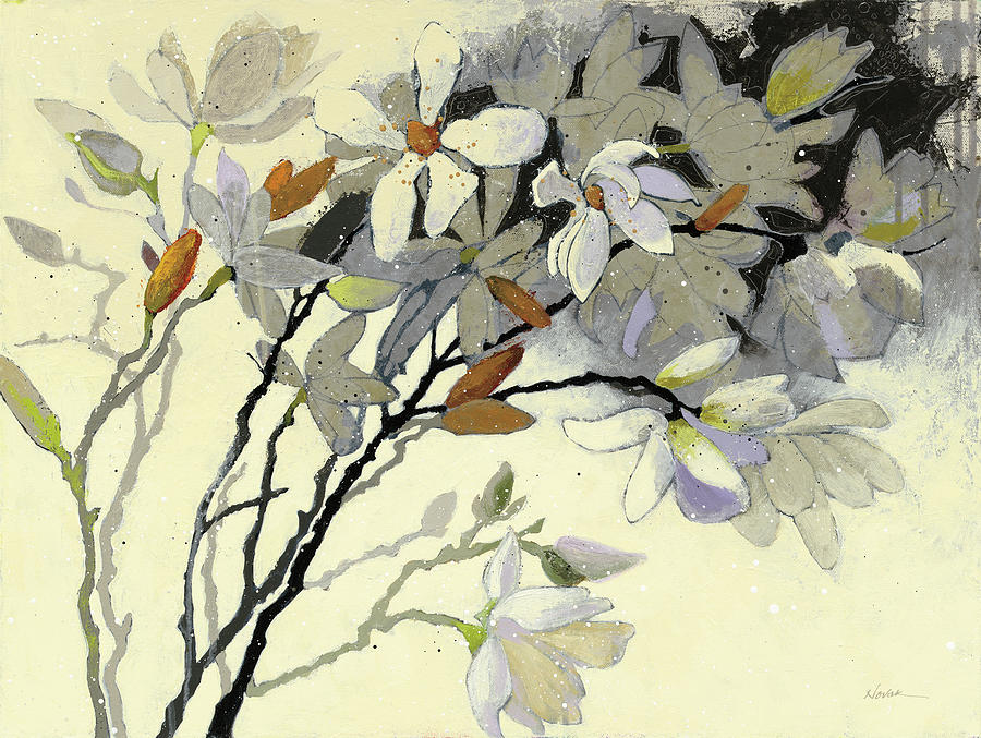 Magnolias Painting by Shirley Novak - Fine Art America