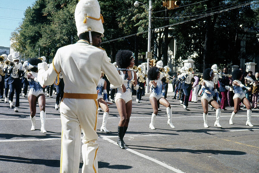 Marching Band Performing by Jackson State University