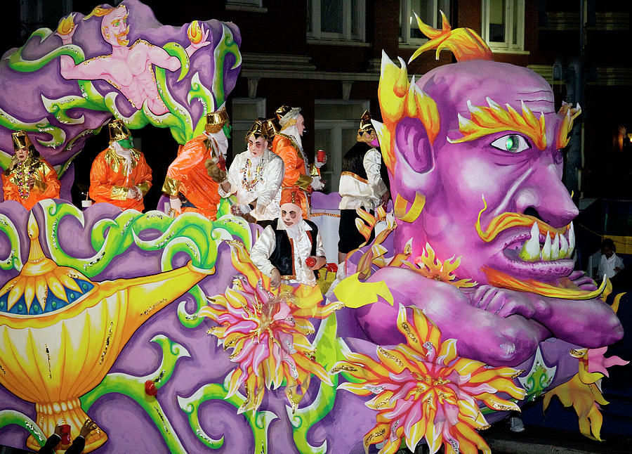 Mardi Gras Devil Float Painting by Carol Highsmith - Fine Art America
