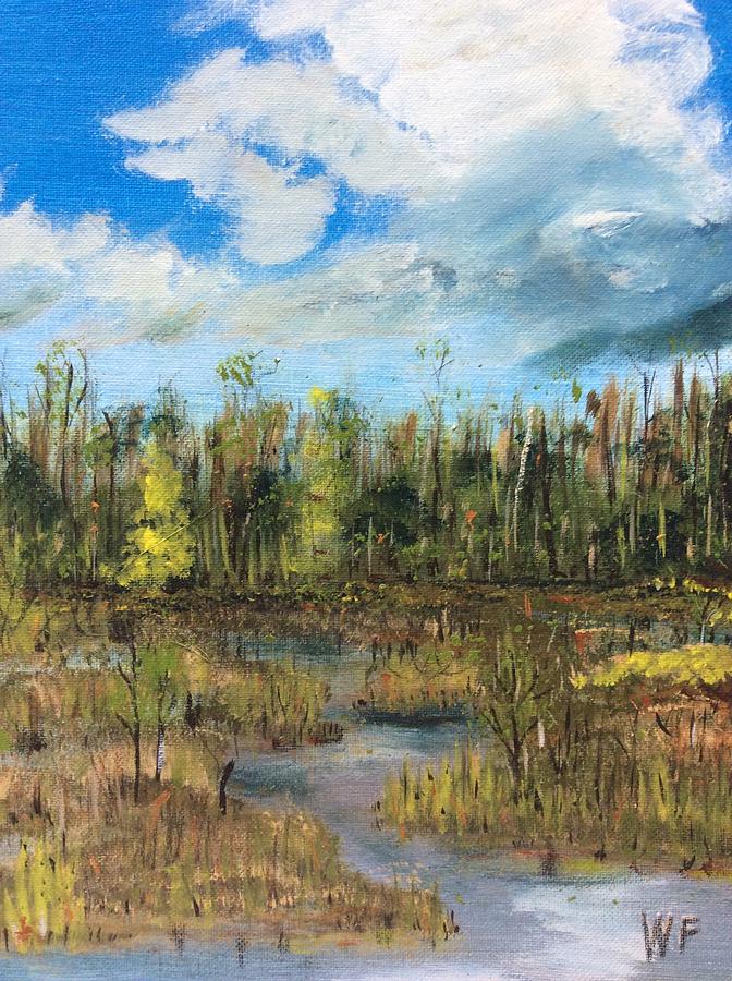 Marsh Mellow Painting by Wendy Fish - Pixels