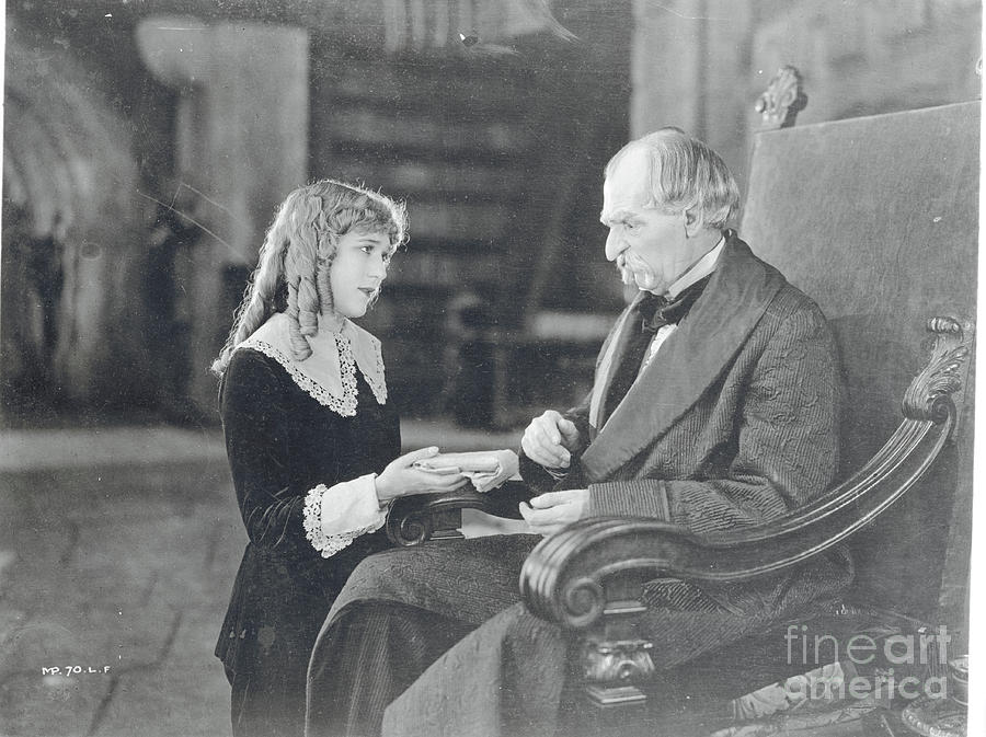 Mary Pickford With Claude Gillingwater Photograph by Bettmann - Fine Art America