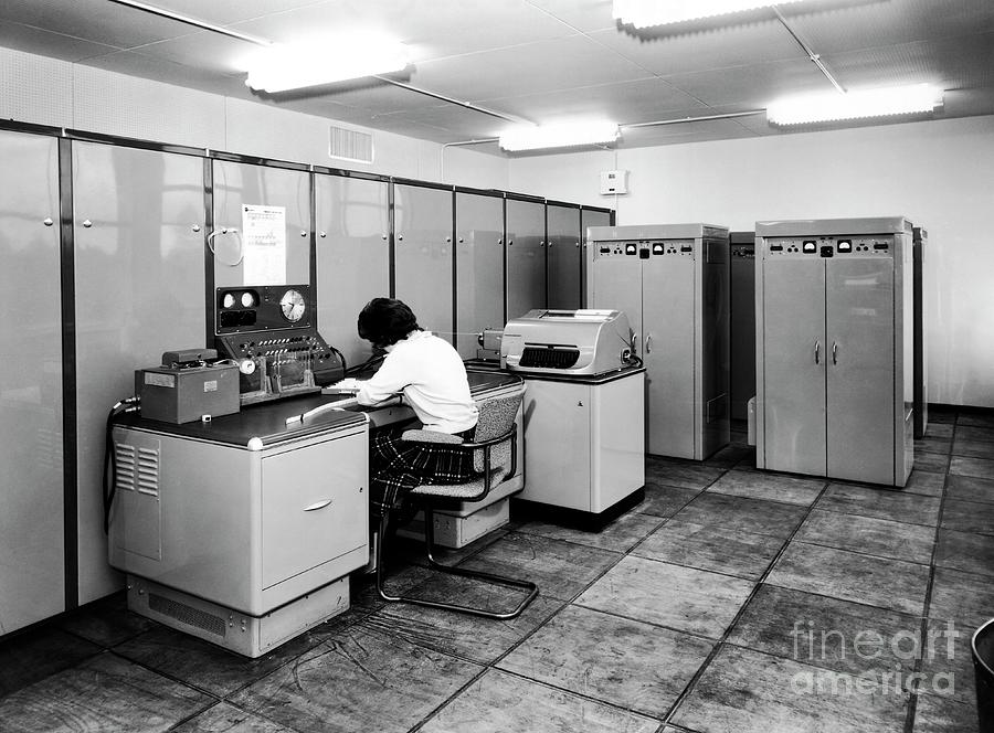 Met Office Mercury Computer Photograph by British Crown Copyright, The ...