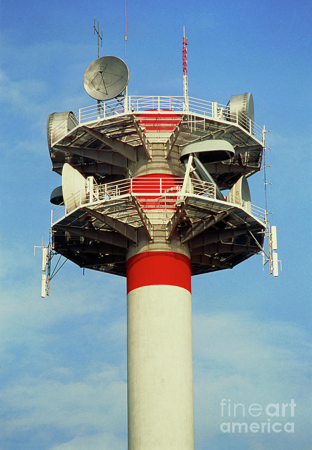 Microwave Tower Photograph by Peter Ryan/science Photo Library | Fine ...