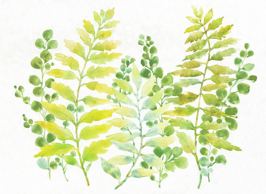 Mixed Greenery I Painting by Tim Otoole - Fine Art America