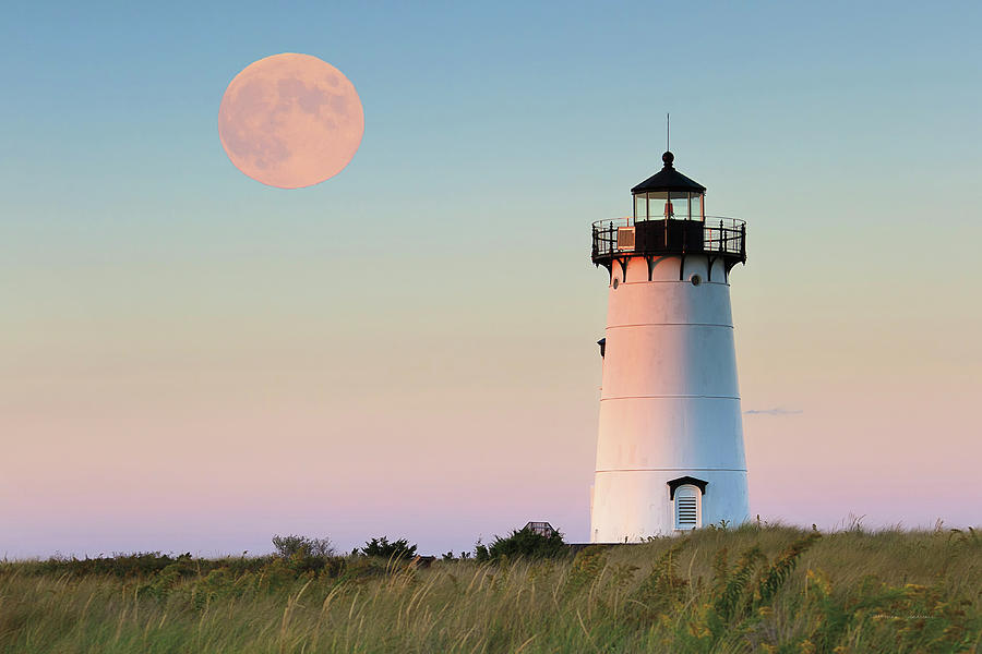 Moon Over Marthas Vineyard Photograph by Katherine Gendreau - Fine Art ...