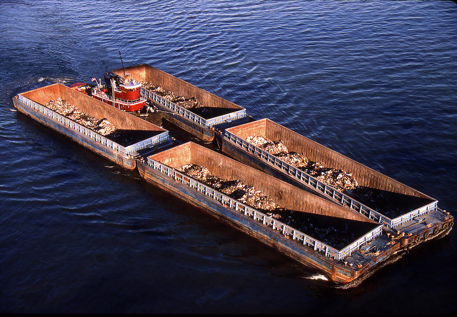 Moran Garbage Scow Photograph by Dan Hormann