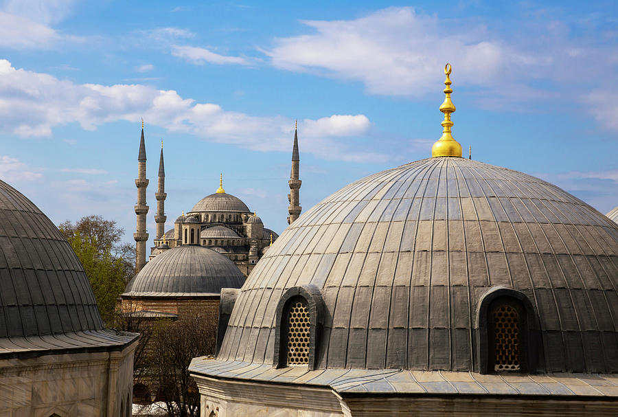 Mosque Domes Digital Art by Mark Thomas - Pixels Merch