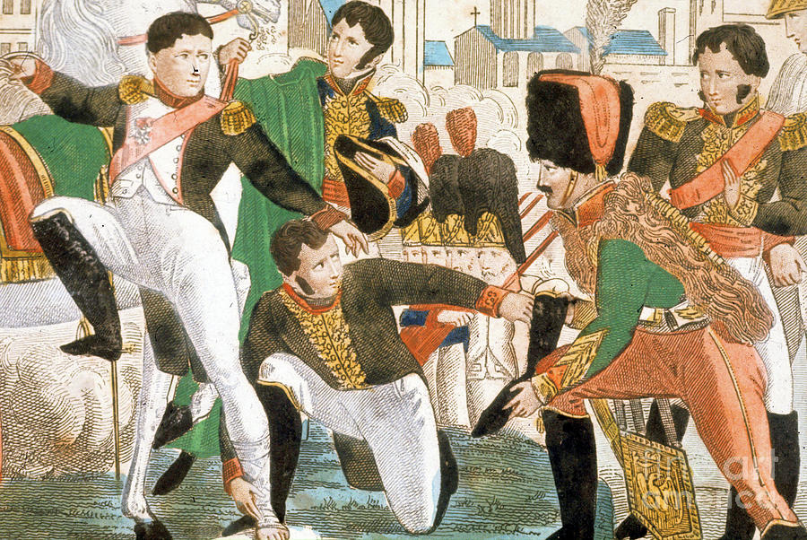 Napoleon I Wounded In Ratisbonne Painting by Pierre Gautherot - Fine Art America