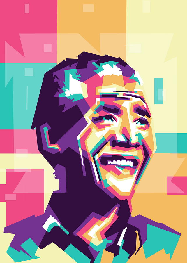 Nelson mandela in wpap Digital Art by Syaiful Artwork | Fine Art America