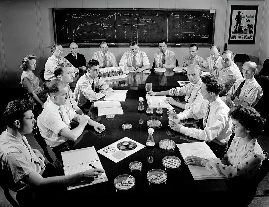 NRRL Department Meeting Photograph by Fritz Goro - Fine Art America