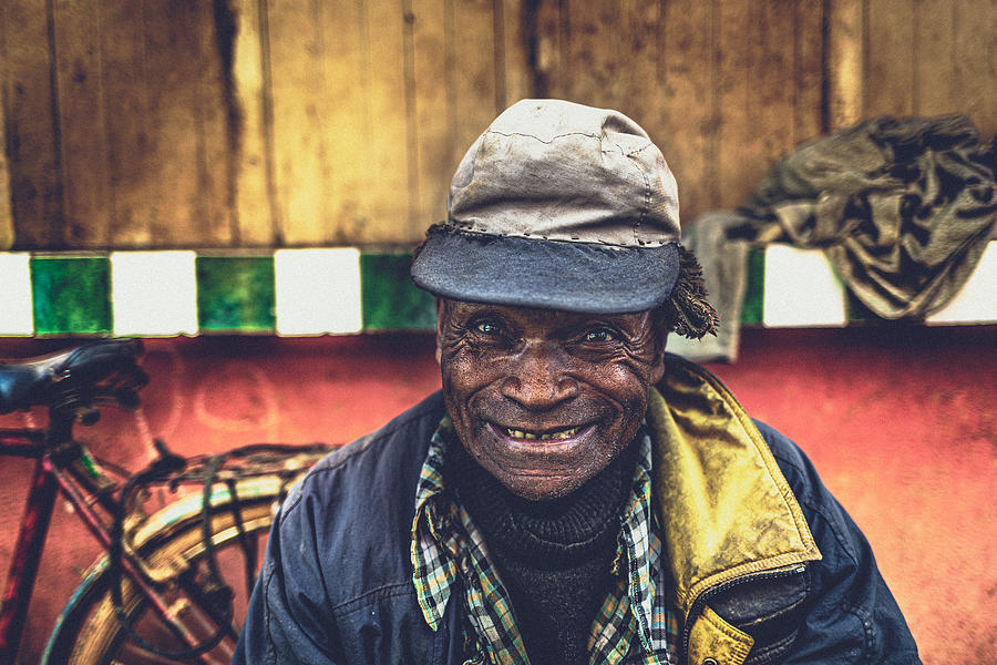 Old Man In Color Photograph by Marco Tagliarino - Pixels