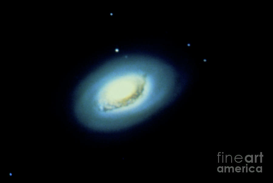 Optical Ccd Image Of The Spiral Galaxy M64 Photograph by Dr Rudolph Schild/science Photo Library ...