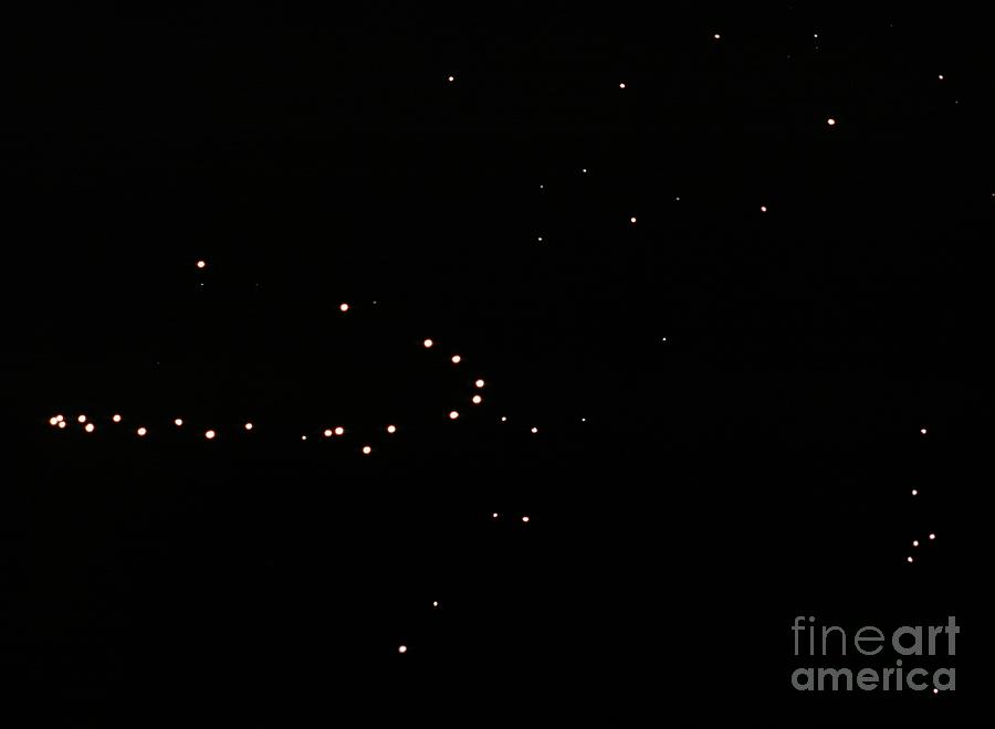 Optical Image Of The Retrograde Motion Of Mars Photograph by Larry W ...