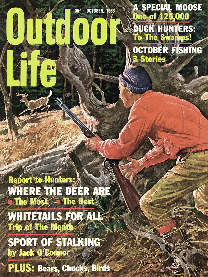 Outdoor Life Magazine Cover October 1963 Drawing by Outdoor Life - Fine Art America