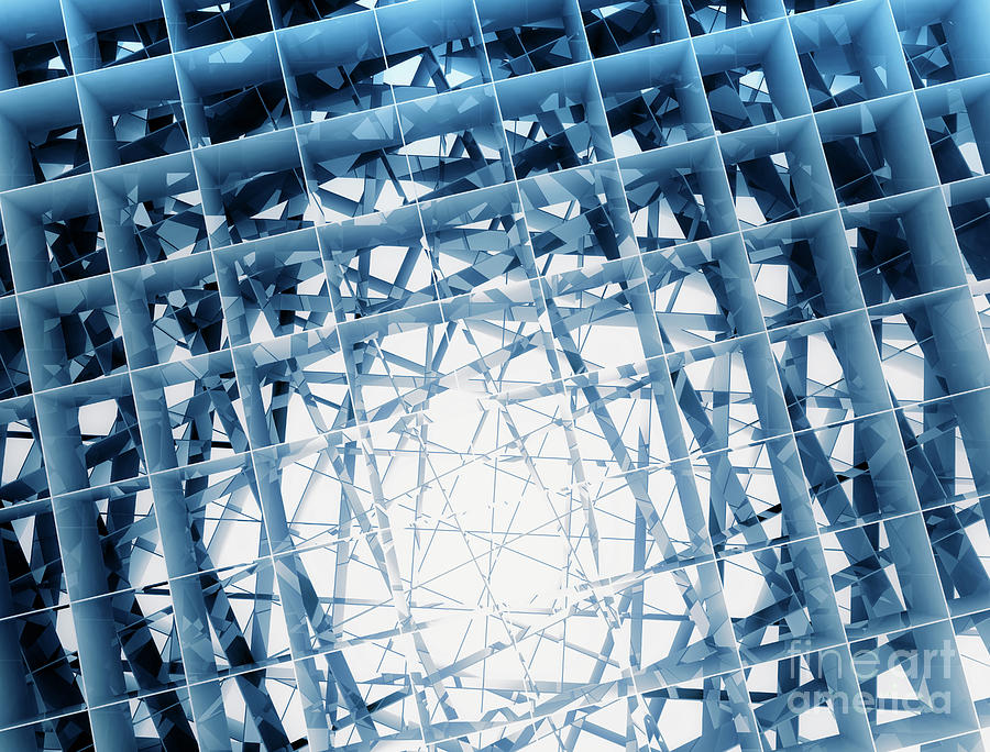 Overlapping Grids by Science Photo Library