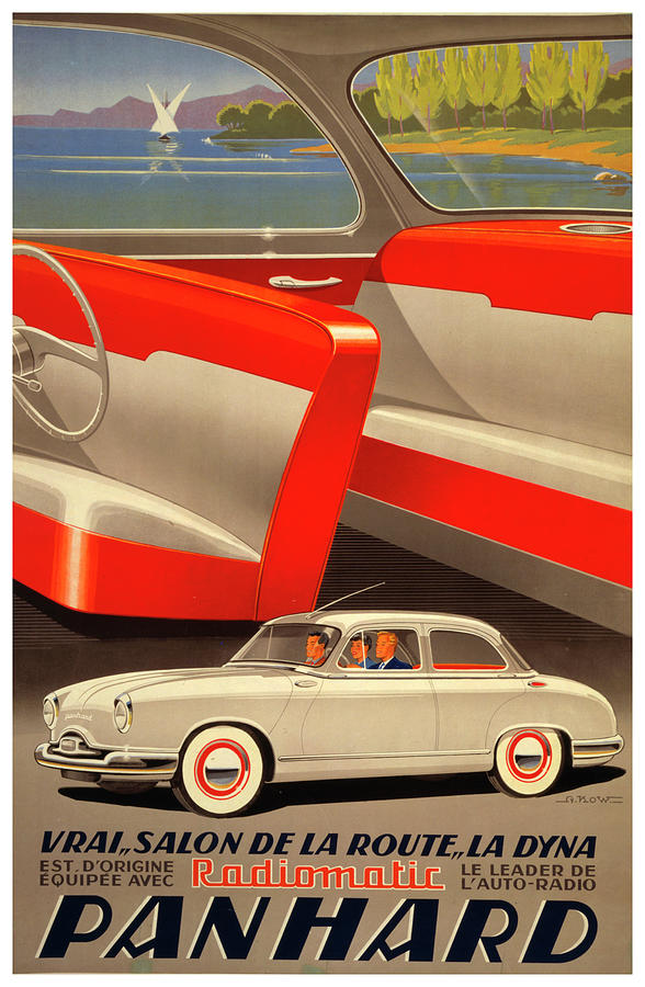 Panhard Auto by Vintage Apple Collection - Fine Art America