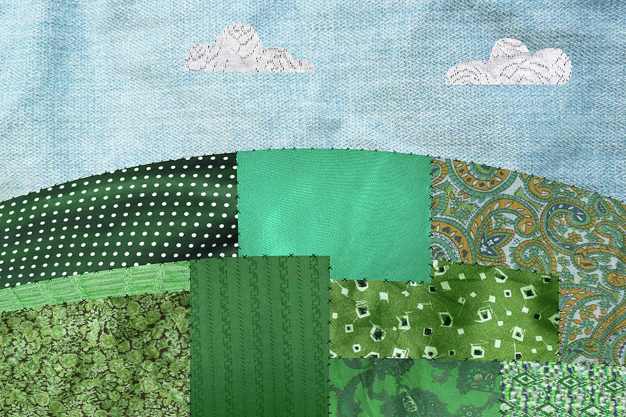 Patchwork Field Digital Art by Denise Design - Pixels