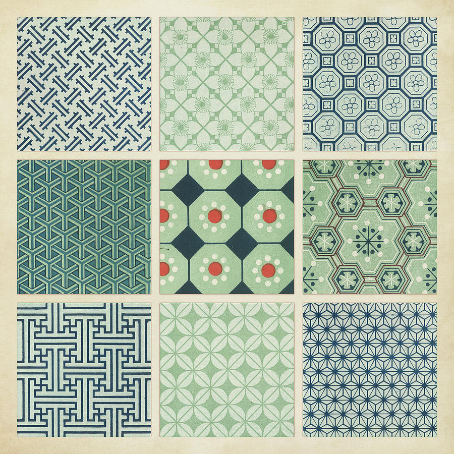 Pattern Patch II Painting by Vision Studio - Fine Art America