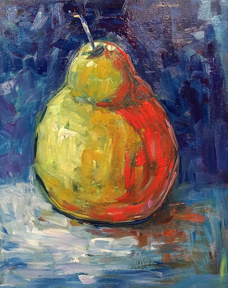 Pear Painting by Patsy Spencer - Fine Art America