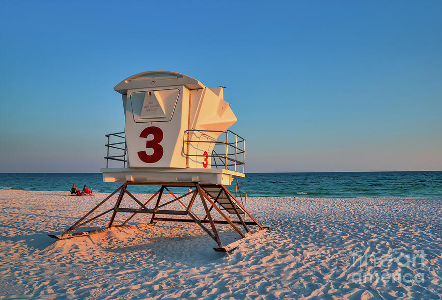 Pensacola Beach Lifeguard Station Photograph by Bee Creek Photography ...