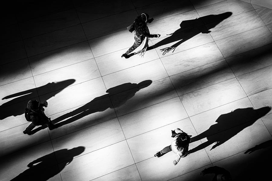 People And Shadows Photograph by Hana Peskova | Pixels
