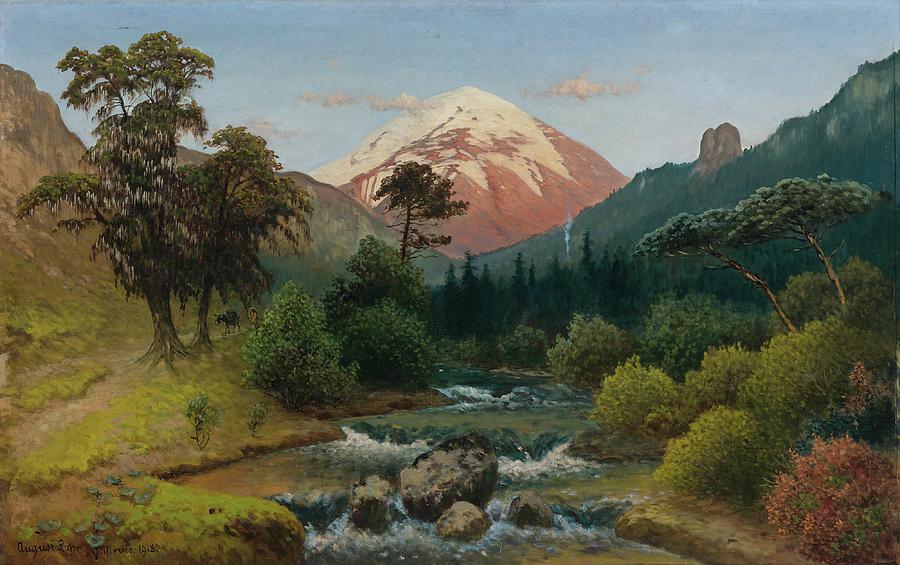Pico De Orizaba Painting by August Lohr - Fine Art America