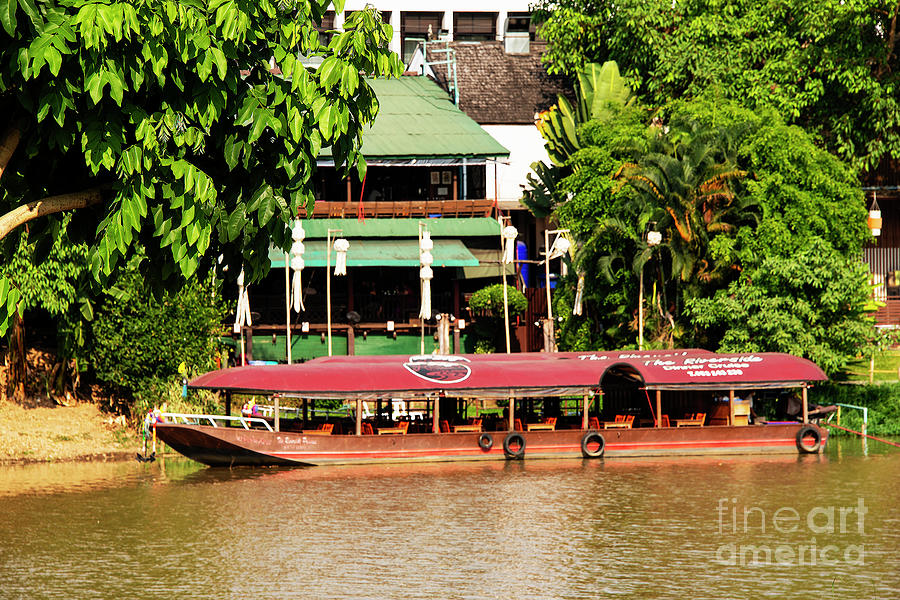 Ping River Boat Photograph by Bob Phillips - Pixels