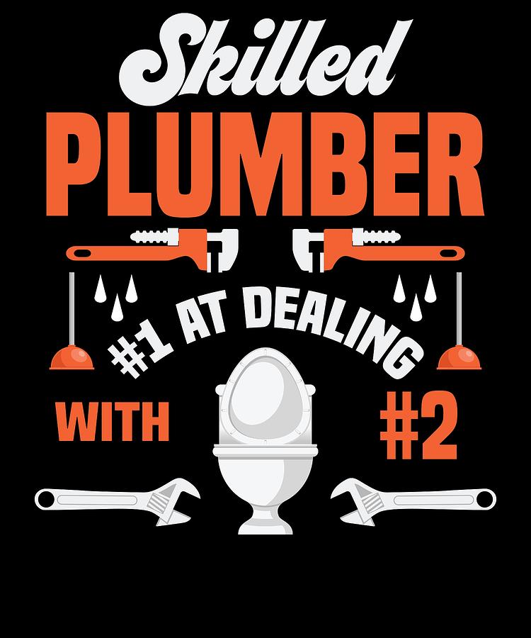 Plumber Beer Funny Plumbing Joke Pun Gift Digital Art by Michael S