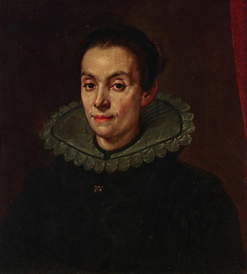 Portrait Of A Woman Painting by Follower Of Diego Rodriguez Da Silva Y ... Portrait Of A Woman Painting by Follower Of Diego Rodriguez Da Silva Y ...