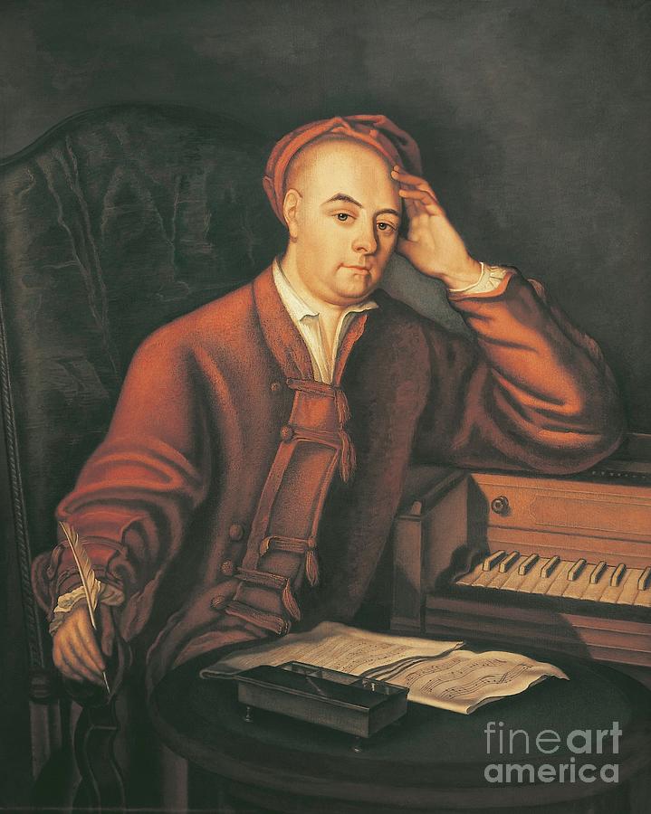 Portrait of Georg Friedrich Handel Painting by Philip Mercier Portrait of Georg Friedrich Handel Painting by Philip Mercier