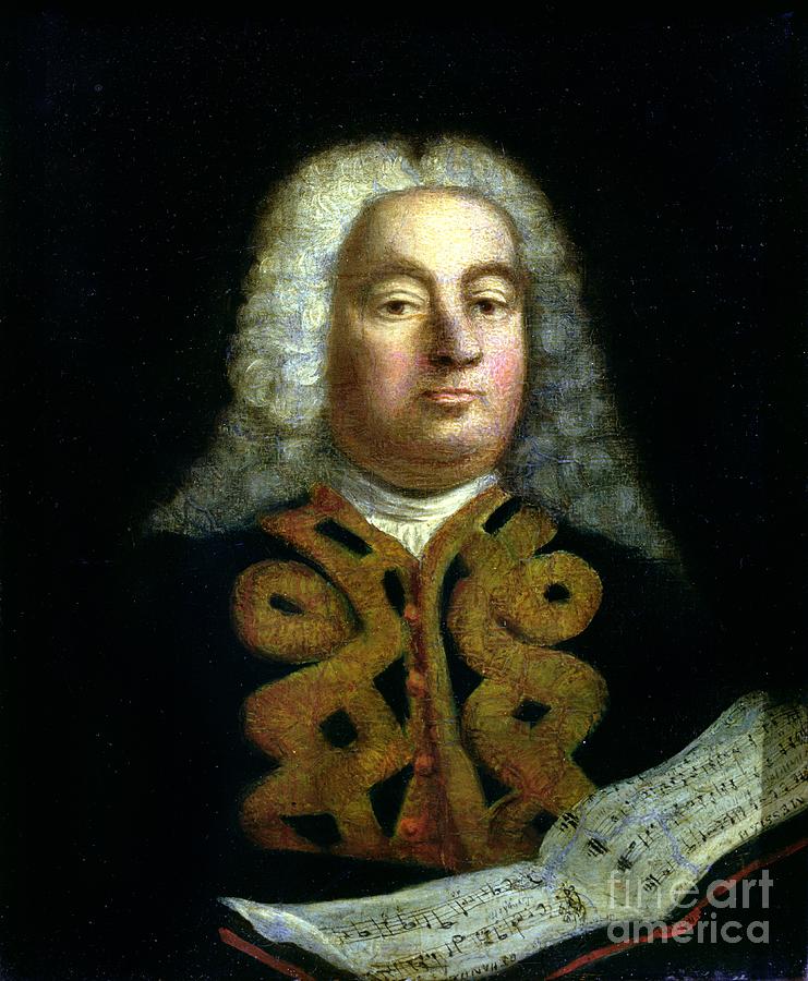 Portrait Of George Frederick Handel Painting by English School - Pixels Portrait Of George Frederick Handel Painting by English School - Pixels