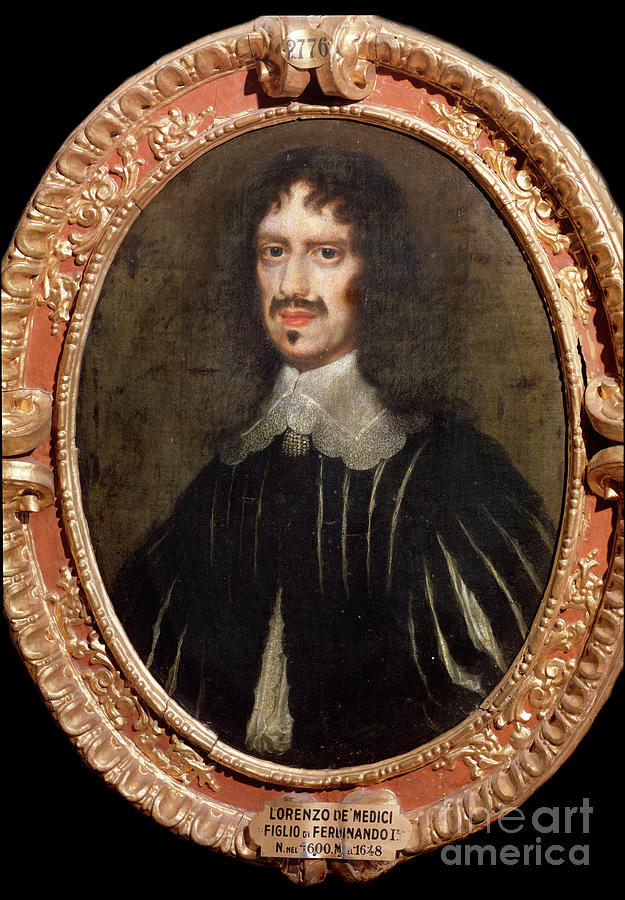 Portrait Of Lorenzo De Medici, Florentine Mecene Painting by Isacco ...