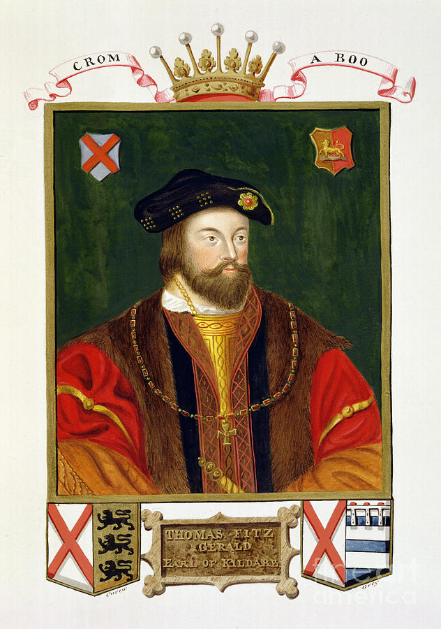 Portrait Of Thomas Fitzgerald Painting by Sarah Countess Of Essex - Pixels
