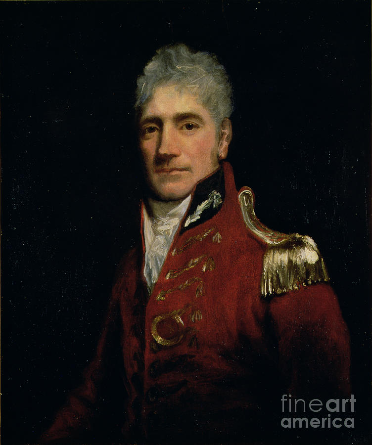 Possibly A Portrait Of Major General Lachlan Macquarie Painting by John ... Possibly A Portrait Of Major General Lachlan Macquarie Painting by John ...
