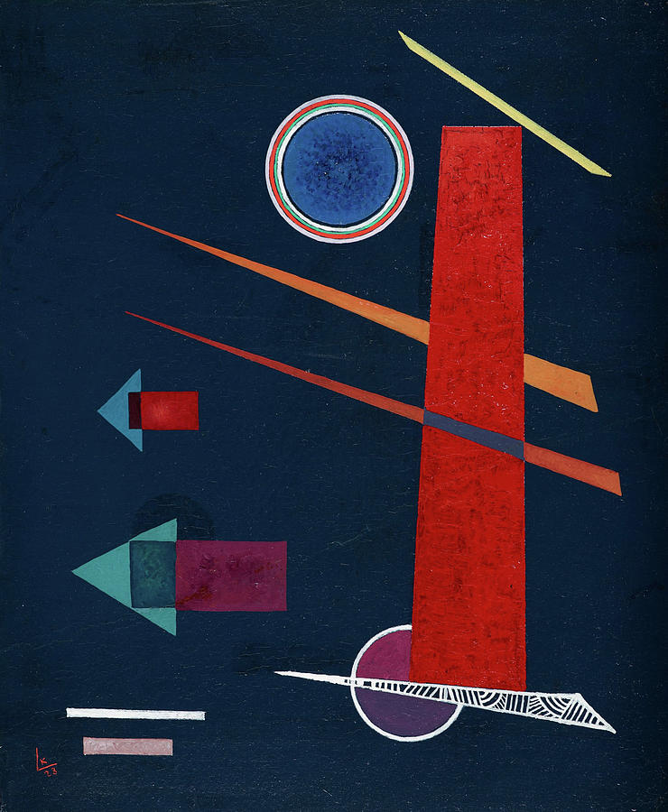 Powerful Red Painting by Wassily Kandinsky - Fine Art America