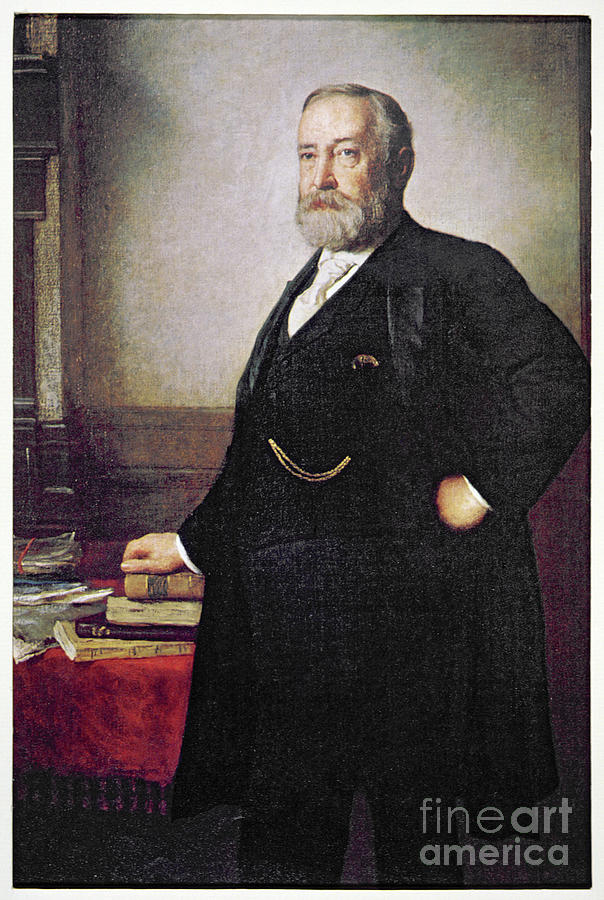 President Benjamin Harrison Drawing by American School - Fine Art America