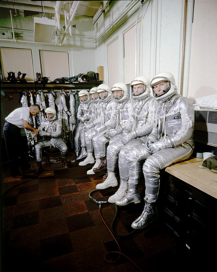 Project Mercury Astronauts Photograph By Ralph Morse