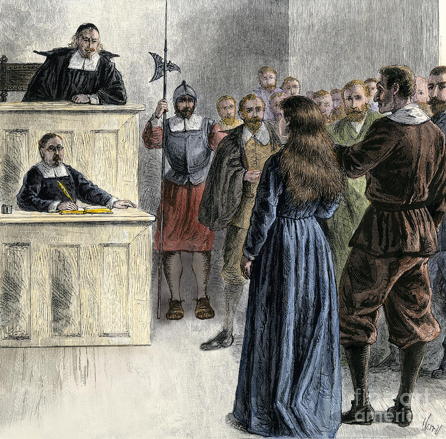 Puritan Conviction Of An Accused Judge For Heresie In The Massachusetts Bay Colony, United ...
