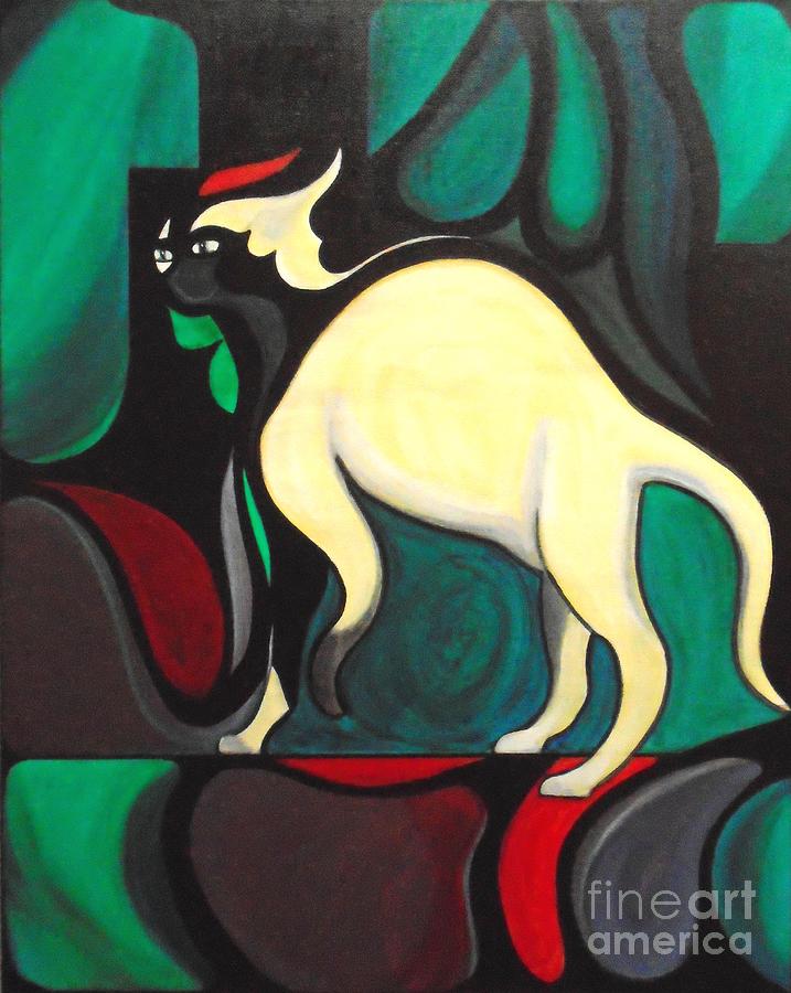 Pyewacket #3 Painting by John Lyes