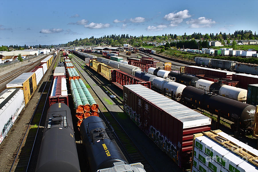Rail Yard Photograph by Terry Phillips - Fine Art America
