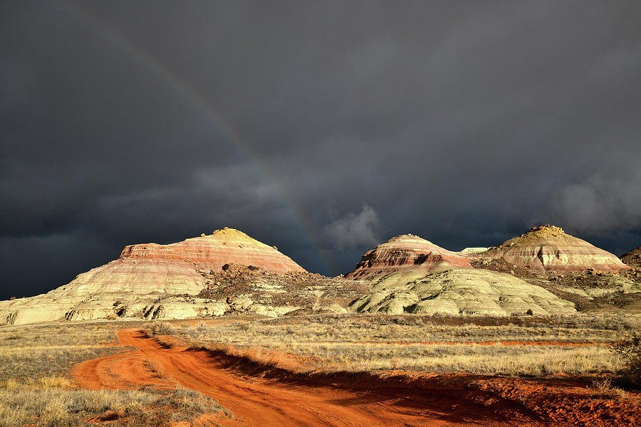 Rainbow over Ruby Mountain Photograph by Ray Mathis - Fine Art America