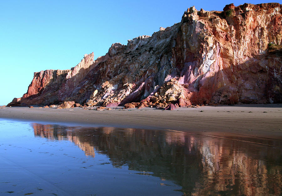 Reflected Sand Cliffs Photograph by C. Quandt Photography - Fine Art ...