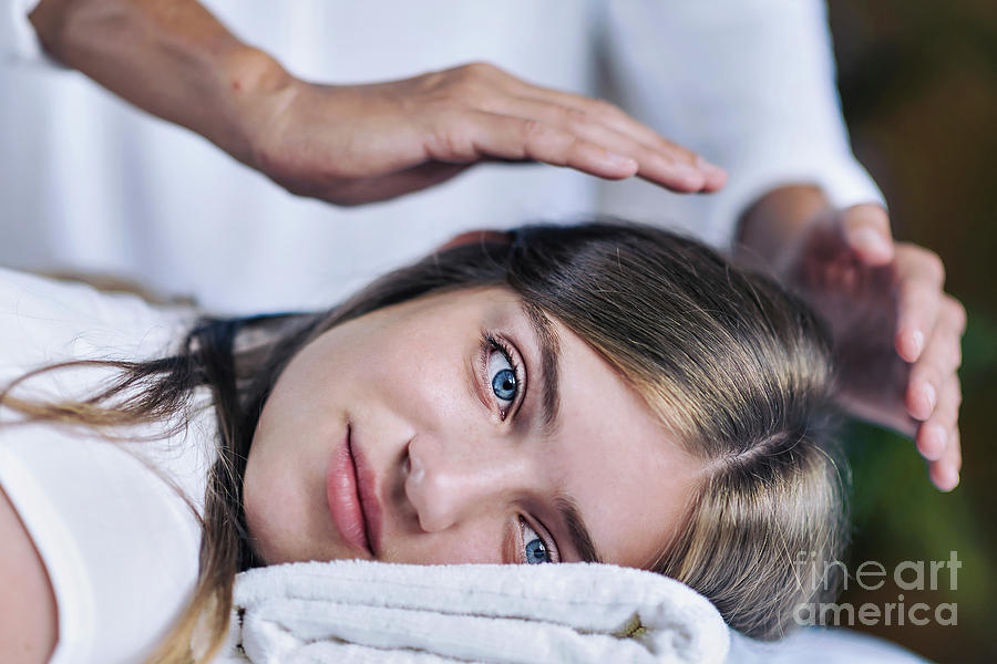 Reiki Therapy Photograph By Microgen Imagesscience Photo Library Pixels